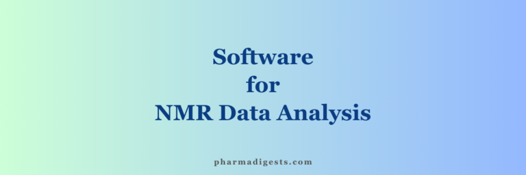 A List of Software for NMR Data Analysis - Pharma Digests